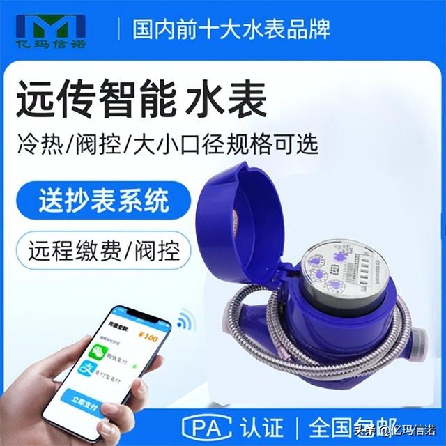 Several of the most representative smart water meter brands in China ...
