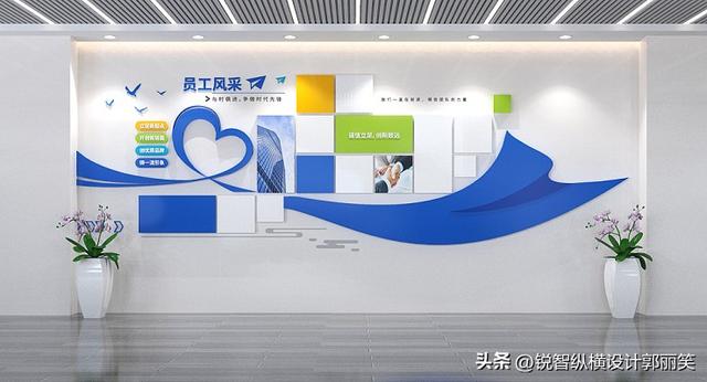 Such corporate culture wall design makes employees more sense of ...