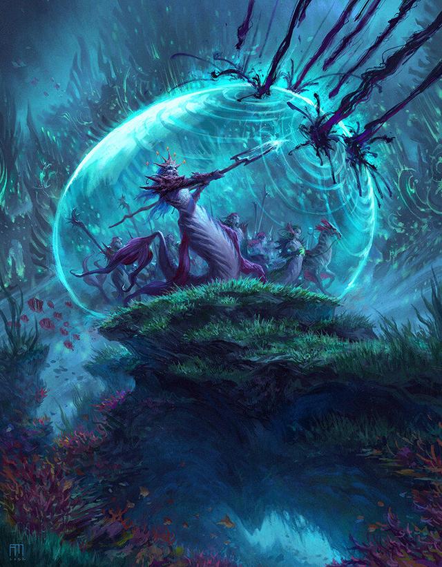 Exaggerated monster game original painting - iNEWS