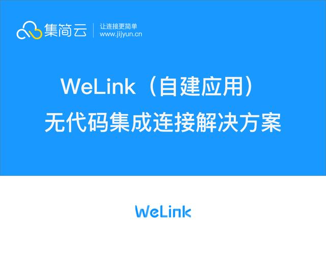 WeLink (self-built application) no-code integrated connection solution - iNEWS