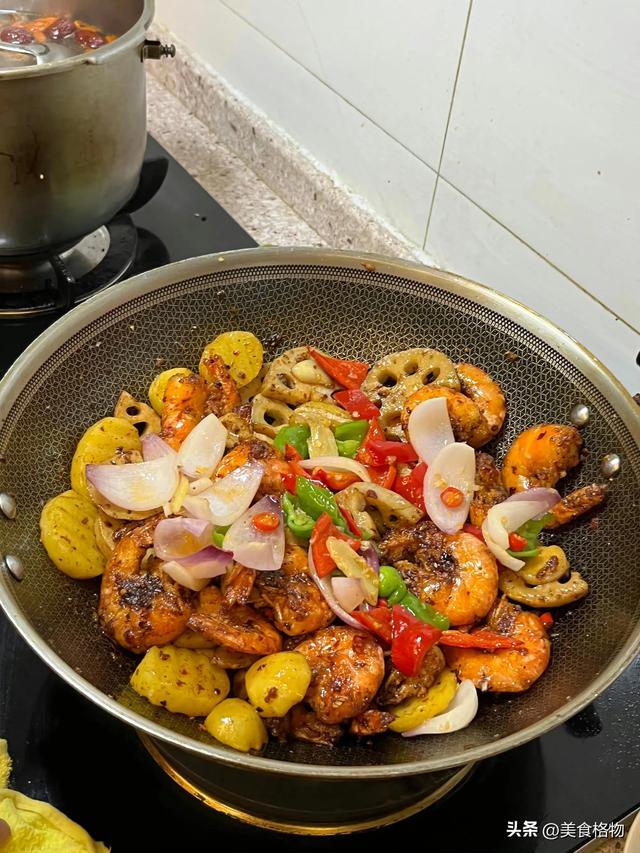 Learn this dry pot shrimp, no longer need to spend money outside, a ...