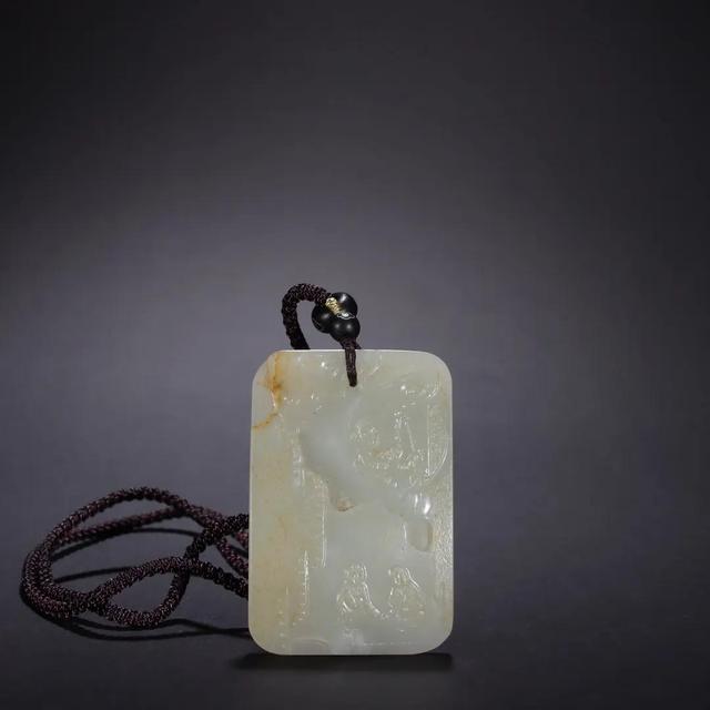 Qing Dynasty-Xinjiang Hetian Jade Seed Material Character Story Wearing ...