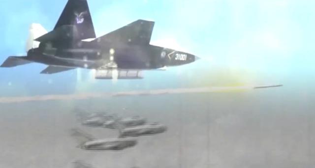 Shen Fei's first exposure of the FC31 firing picture, the bomb bay is ...