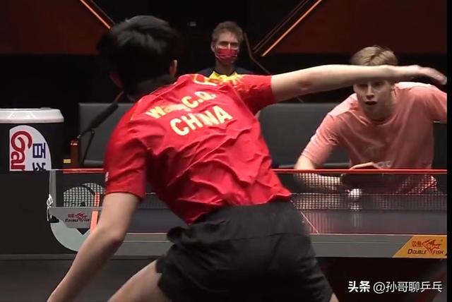 Defeat the genius boy!Wang Chuqin won the Swedish geek Moregaard 3-0 ...