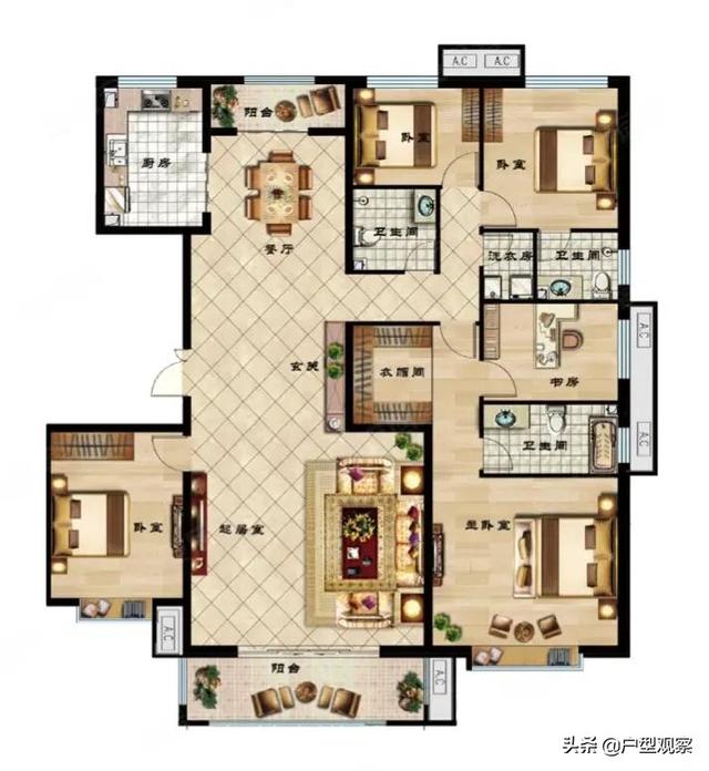 Appreciation of 220 square meters large flat floor apartment, the ...