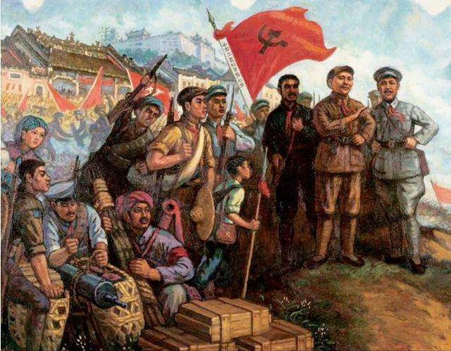 One of the three leaders of the early peasant movement, Mao Zedong ...