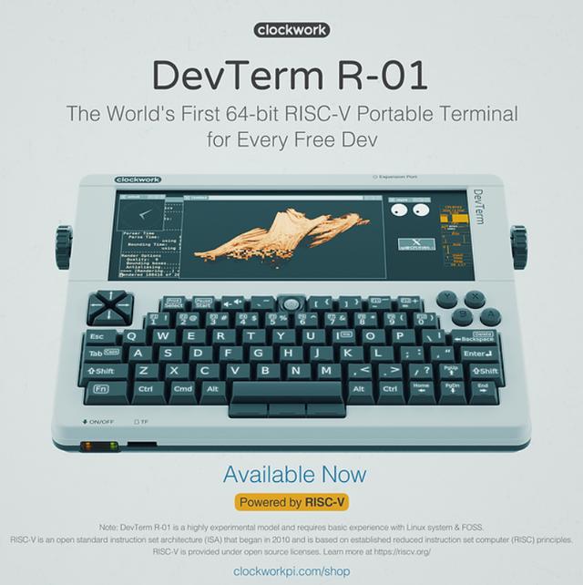 The first 64-bit RISC-V portable computer based on the Allwinner D1-H ...