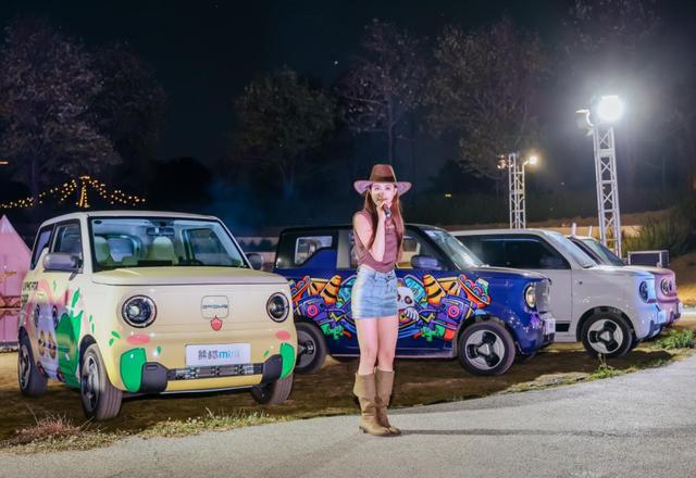 Modified car just to see? Show cuteness and charm, panda mini Kunming ...