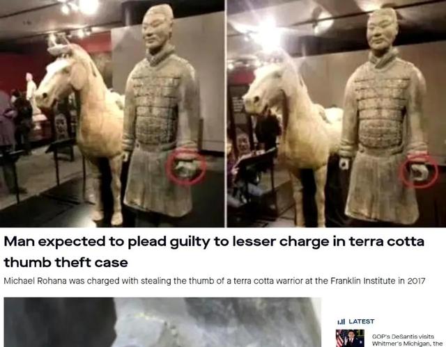 US man admits to breaking off and stealing fingers from Terracotta ...