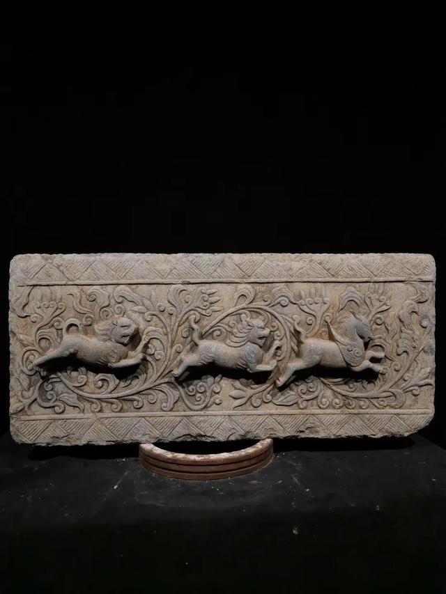 Bluestone Auspicious Beast Plate Long Thickness High 82--15--36cm - iNEWS