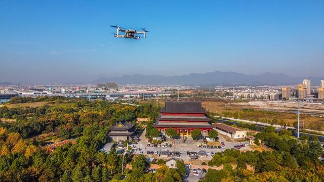 Aerial photography: The junction of Jinhua Jindong District and Yiwu ...
