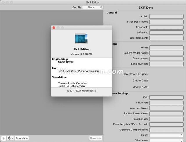 Exif Editor editing and processing metadata - iNEWS