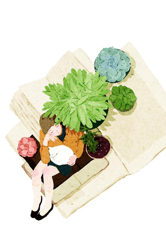 Vietnamese illustrator Xuan Loc Xuan, as peaceful as we want to live ...