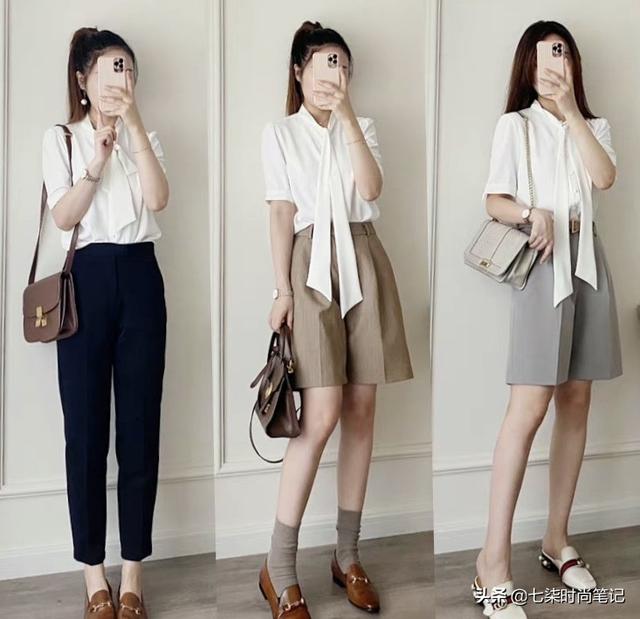 In early summer, you can wear more than one clothes in one basic style ...