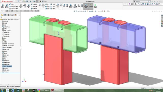 The third and fourth methods of connecting rectangular pipes in ...