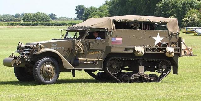 A mighty mule!World War II U.S. Army M3 half-track vehicle, versatile ...