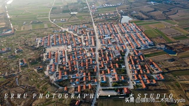 Aerial photography of Anjia Village, Rushankou Town, which used to be ...