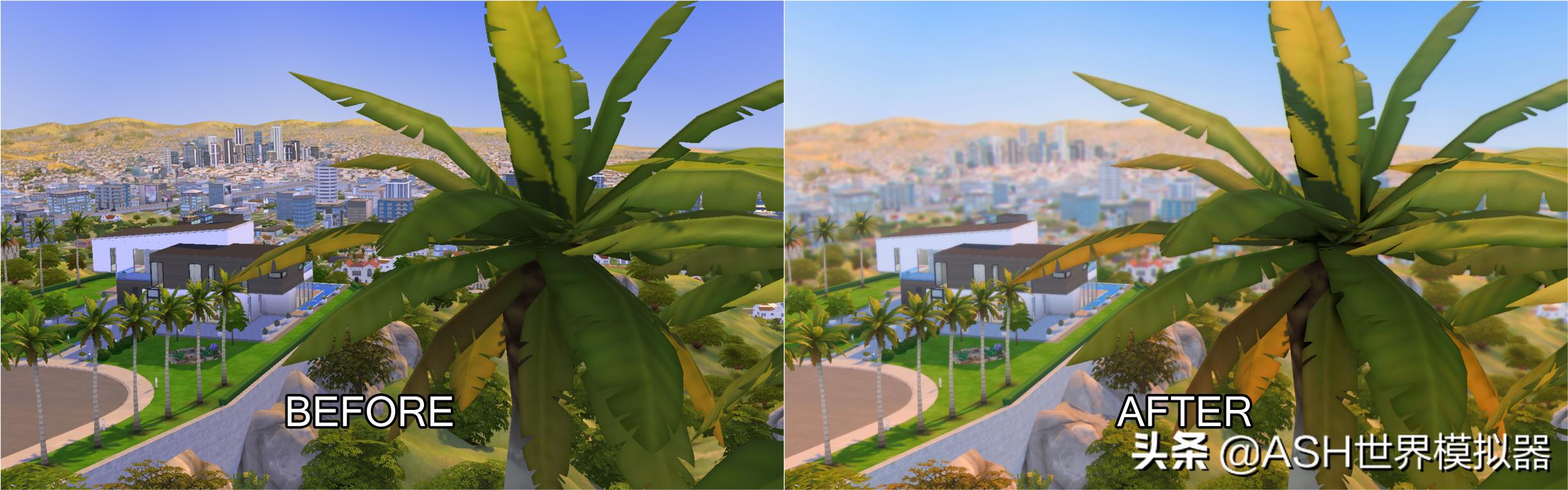 The Sims 4. Third-party Dove Reshade rendering plugin (saturated toning ...
