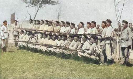 When the new army was first established, what formations were adopted ...