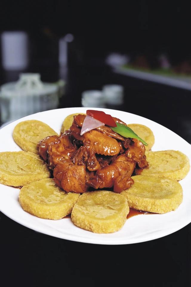 Shaanxi-flavored yellow rice cake dipped in chicken - iNEWS