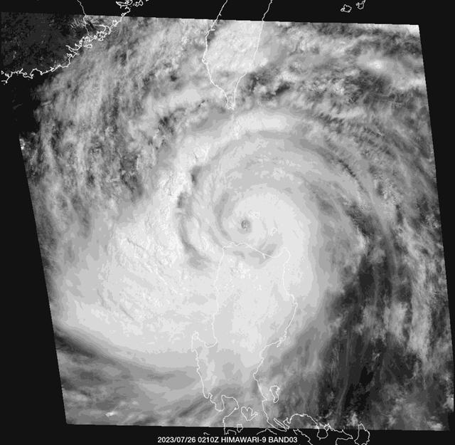 The highest level typhoon warning was issued in advance, and the ...