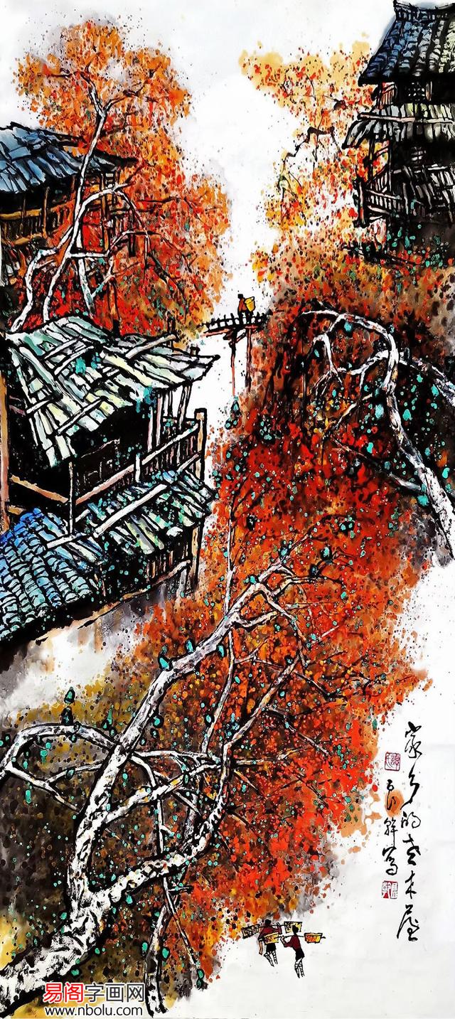 Admire the traditional Chinese paintings of Tan Liangqian, a painter of ...