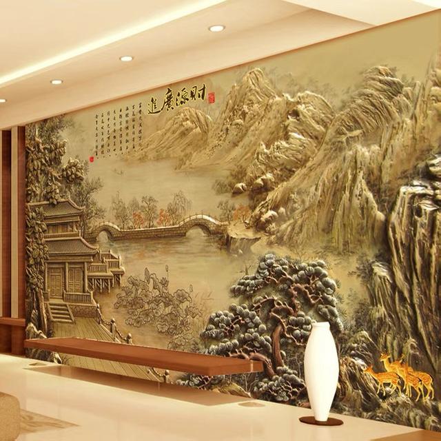 Miaocai relief decorative painting process introduction, Jinan new ...