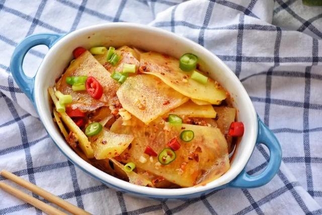 Teach you nutritious and delicious cold and hot and sour potato chips ...