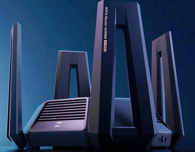 The Mi AX9000 router looks sci-fi, and it looks like an alien ...