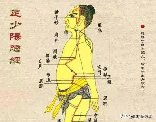 Shaoyang Gallbladder Meridian of the Foot of the Twelve Serious ...