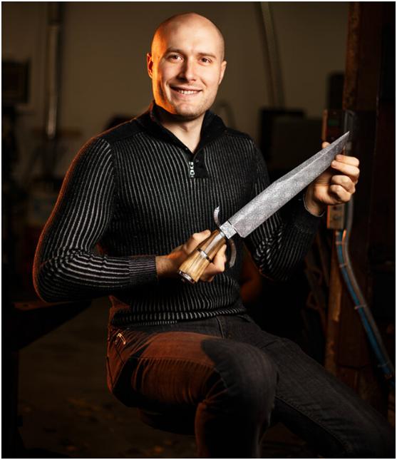 The King of Damascus Steel Knives-American Master Cutler Kyle Royer - iNEWS
