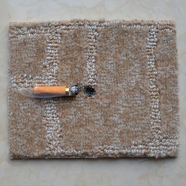 Carpet burned with cigarette butts? A simple trick to recover, save ...