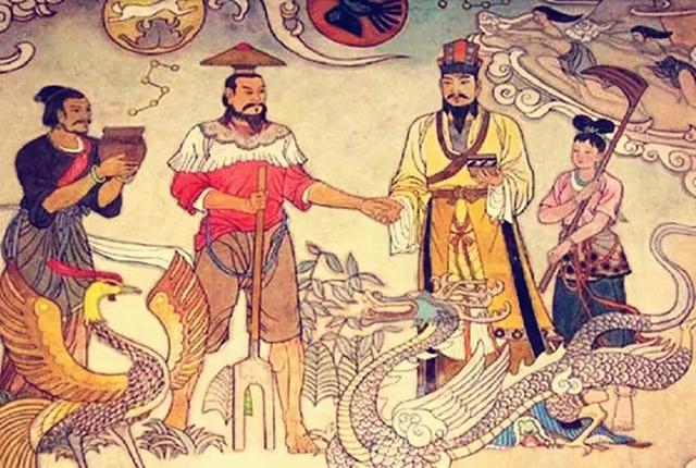 The legend of Dayu's control of the waters and the settlement of Kyushu ...