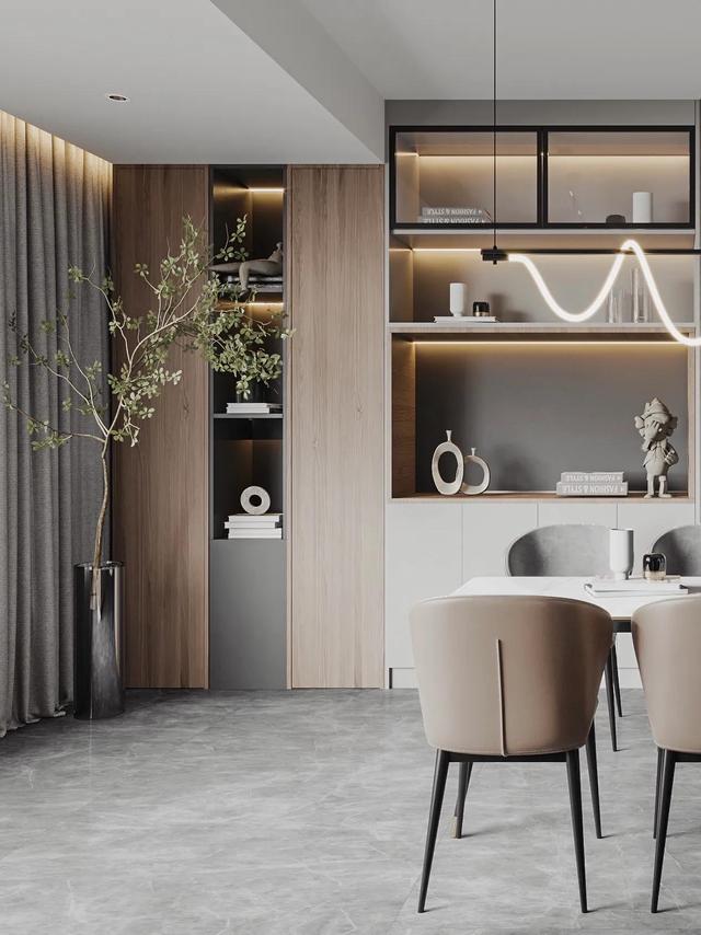 Whole house customization / invisible door + wall panel + sideboard ...