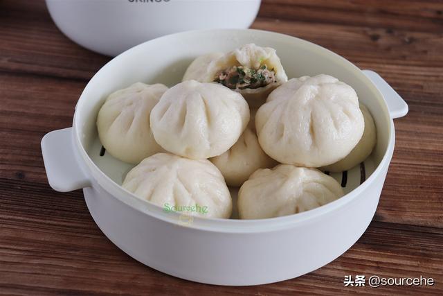 It only takes 10 minutes to ferment fresh meat buns, fluffy and soft ...