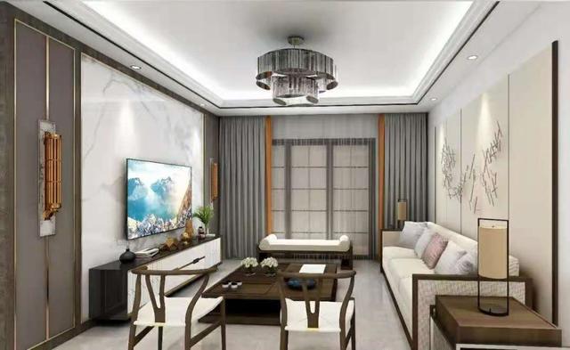 This 128-square-meter is very bold, and the mix and match of various ...