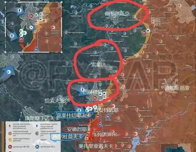 The Russian army has made significant progress in Bakhmut and Soledad ...
