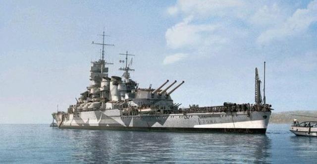 During World War II, the Italian battleship Roma wanted to surrender ...