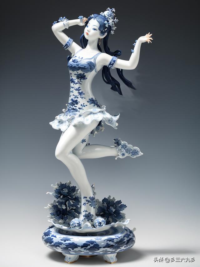 AI design: the fusion of blue and white porcelain craftsmanship ...