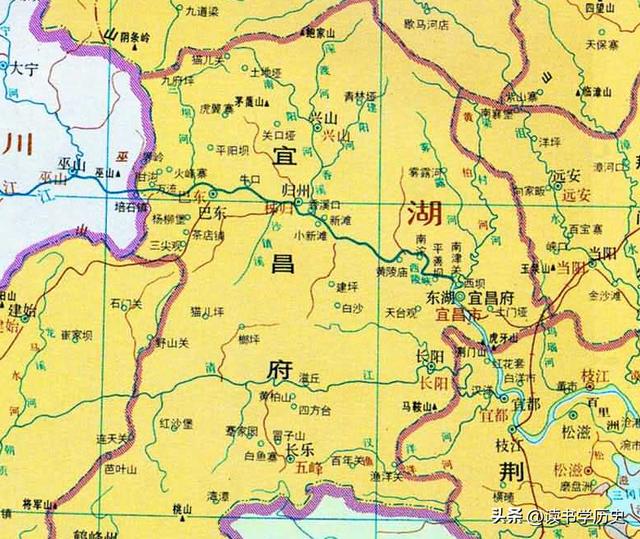 Through the map, understand the historical changes of Yichang City ...