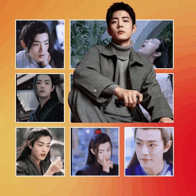 Sword eyebrows and star eyes, majestic and charming, Xiao Zhan's ...