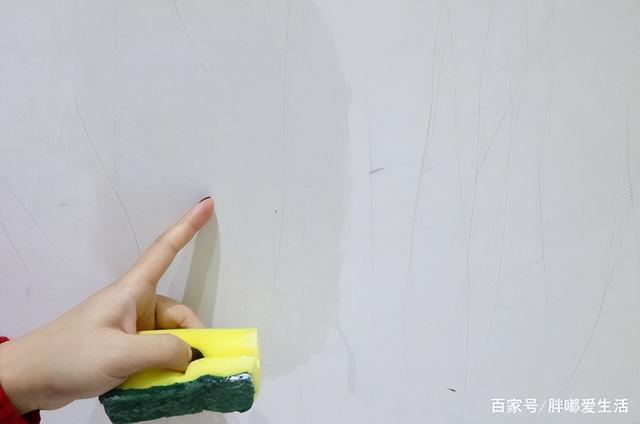 If the white wall is dirty, you don't need to repaint it. Just wipe it ...