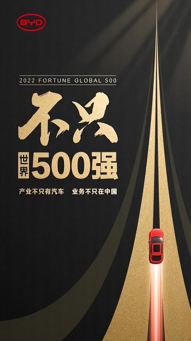 Absolute strength, BYD entered the Fortune Global 500 - iNEWS