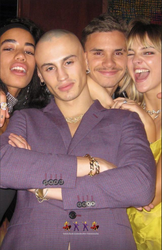 Beckham's second son, Romeo, confirmed that he was reunited with his ex ...