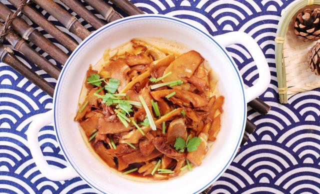 Teach you the nutritious fermented bean curd braised bamboo shoots ...