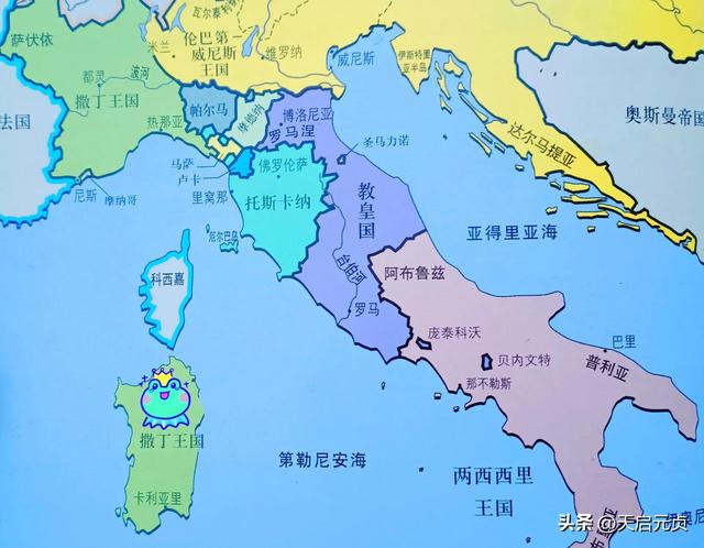 Was the unification of Italy in the 19th century "picked up"?In fact ...