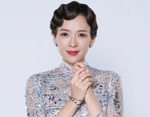 Zhang Ziyi's ace vs ace cheongsam looks so beautiful with wavy retro ...