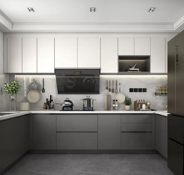"Shanghai Hujia·Kitchen" has a practical kitchen design. After reading ...