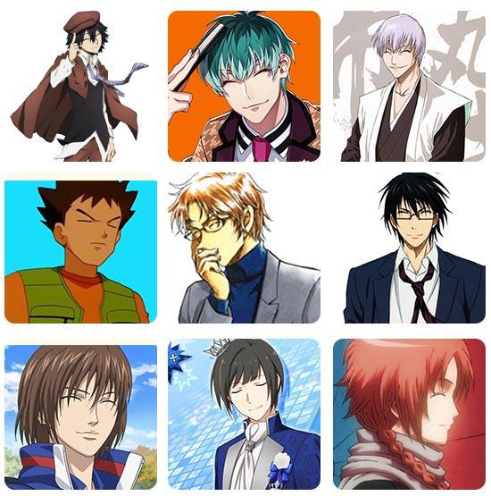 When it comes to squinting, the anime characters that come to mind ...