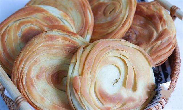 Homemade shortbread buns, kneading noodles without yeast powder, simple ...